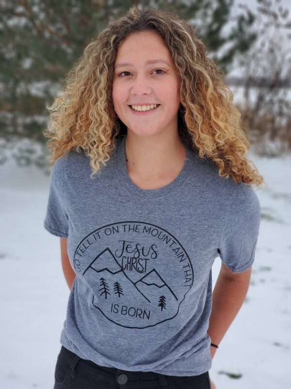 Go Tell it on the Mountain Christmas T-shirt – Heather Mattson